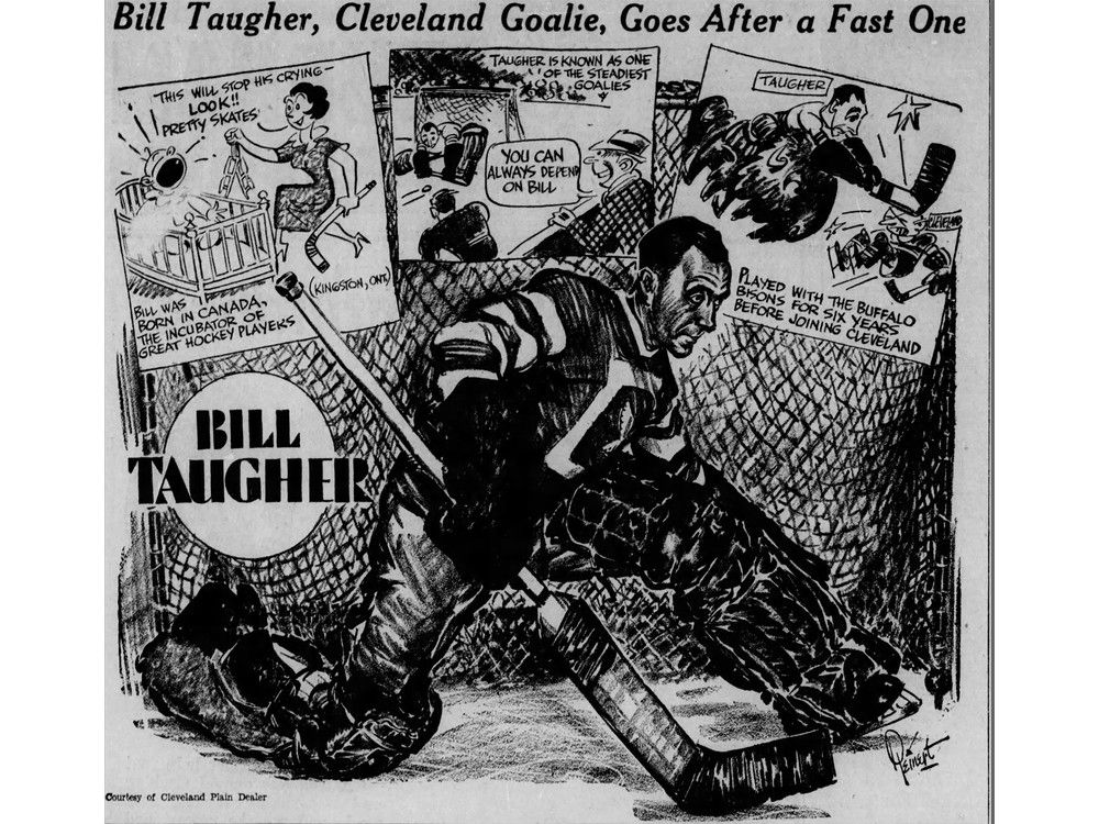 Taugher was en route to the NHL in Montreal--he wound up "Marooned ...