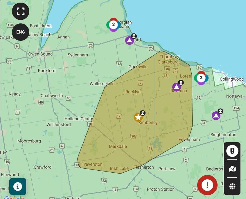 Grey-Bruce river levels to rise but minor flooding expected | Owen ...