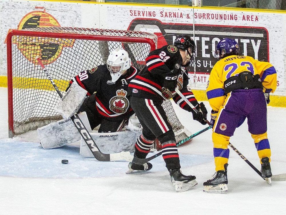 Owen Hey scores twice in Sarnia Legionnaires' loss | The Sarnia Observer