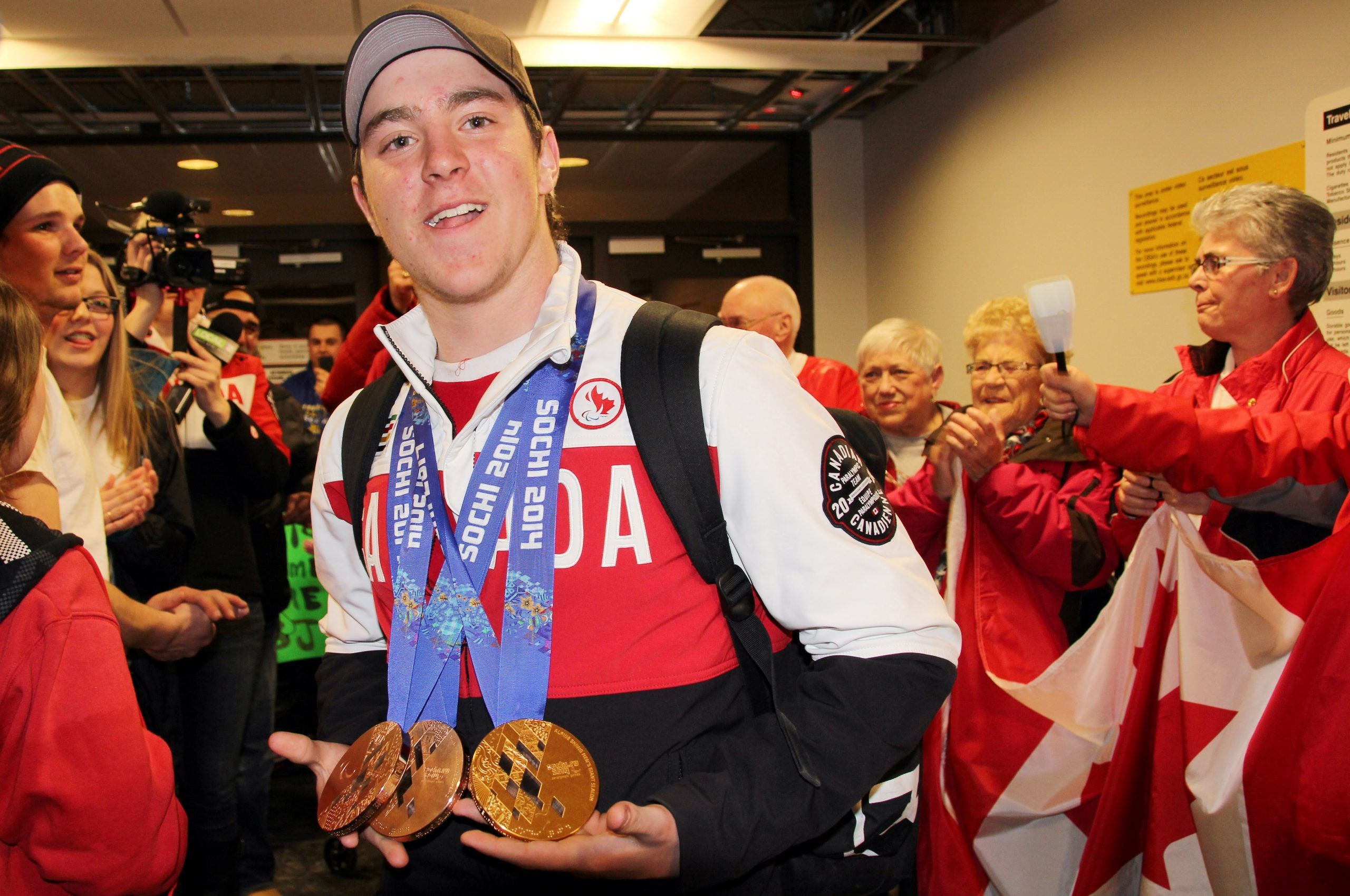 Paralympic champ Mac Marcoux swaps skis for cheers as Canada’s honorary ...