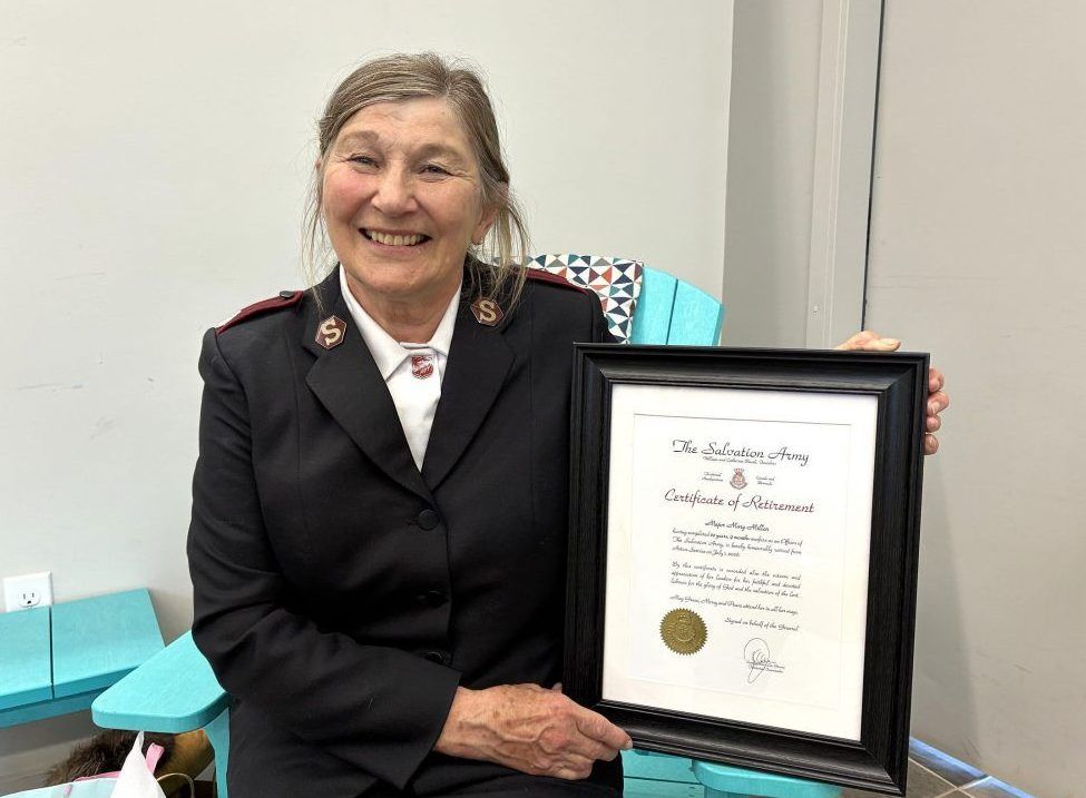 Wiarton celebrates Mary Millar upon retirement from Salvation Army ...