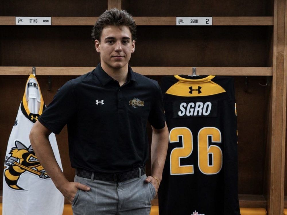 Sarnia Sting sign first-round draft pick Adrian Sgro | The Sarnia Observer