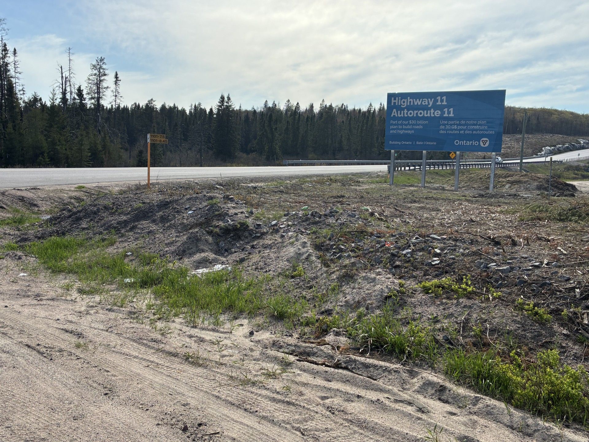 Work on Highway 11 regarding the 2 + 1 project is underway | North Bay ...