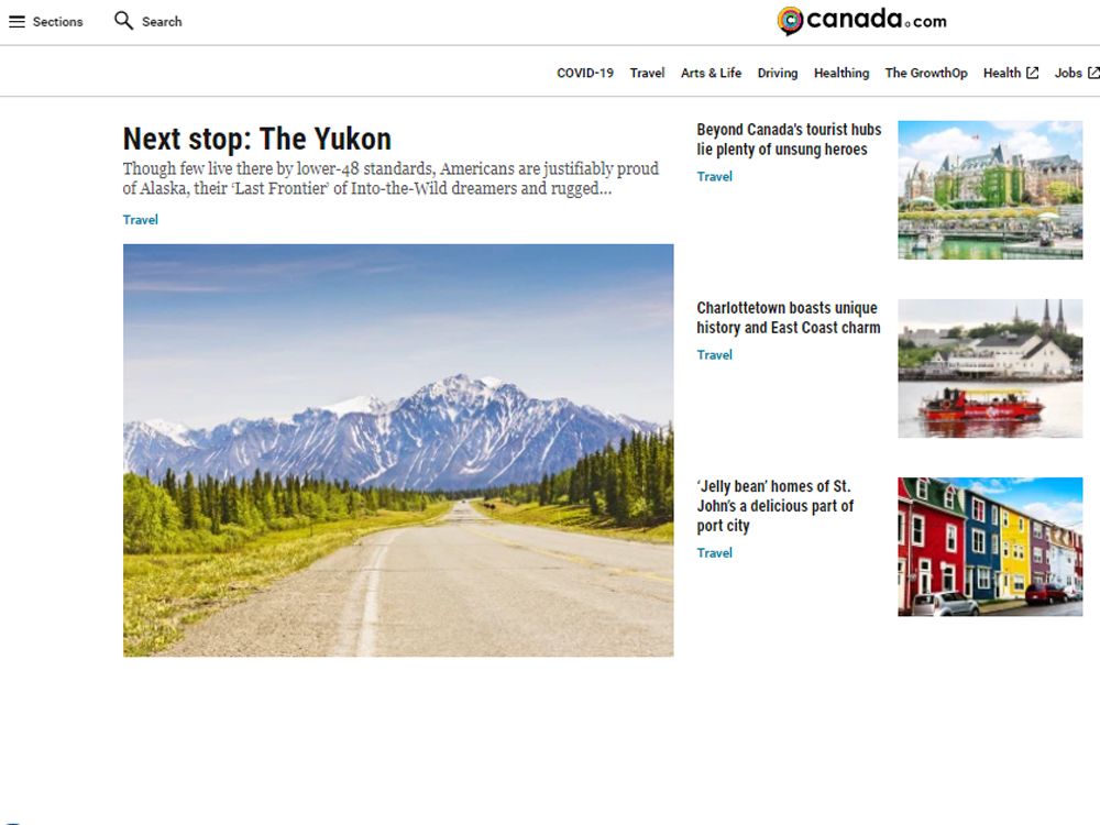 Introducing the new Canada.com website | Canada.Com