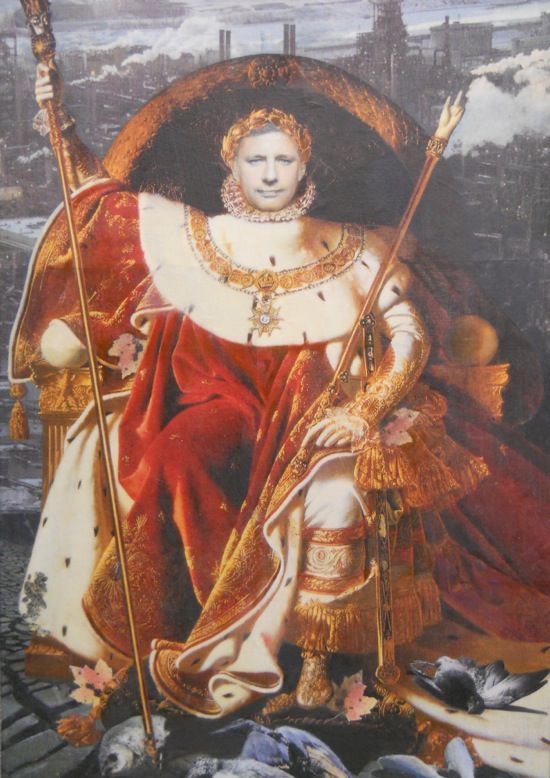 Portraits of Stephen Harper show a cold-eyed emperor, but artists ...