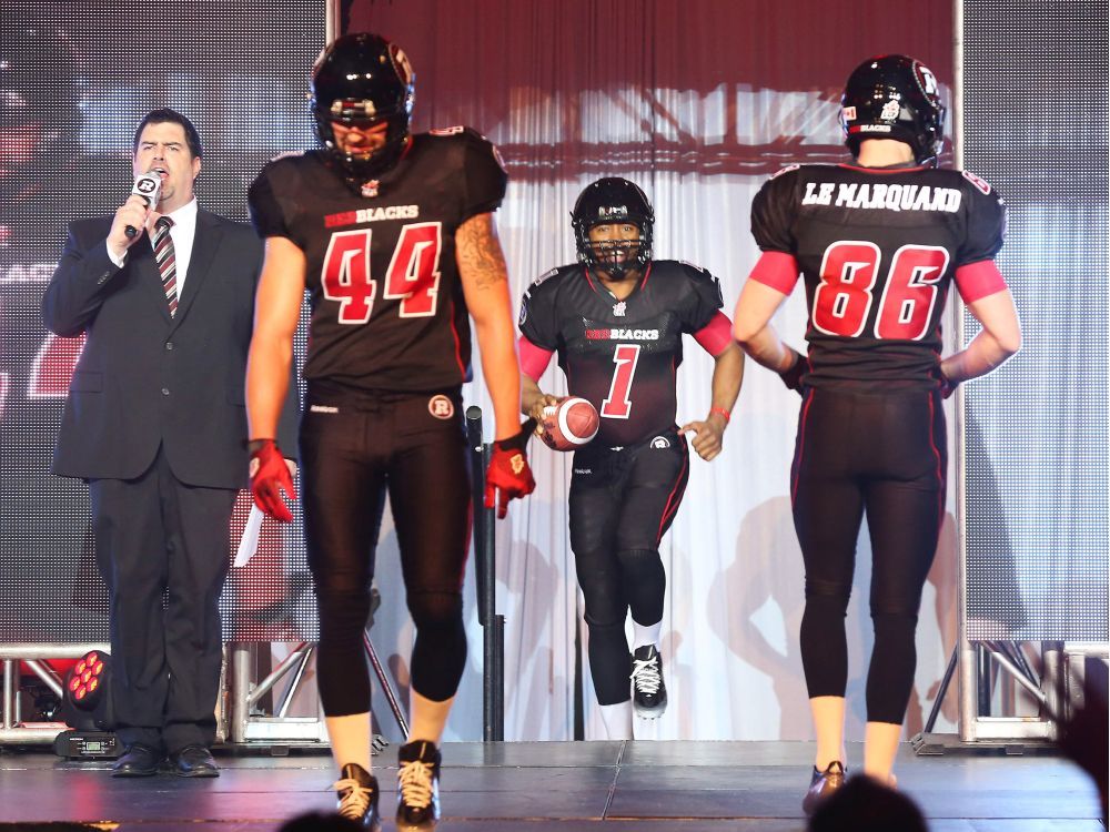 Ottawa Redblacks unveiled their first home and away jerseys | Ottawa ...