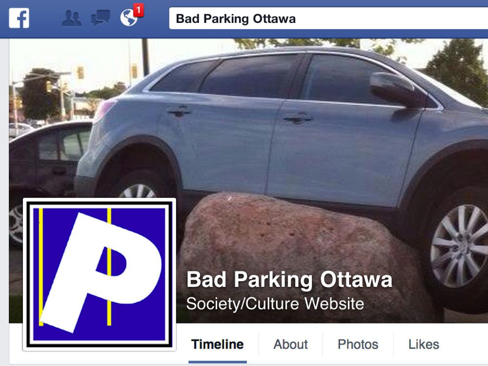 Facebook page dedicated to outing bad Ottawa parking | Ottawa Citizen