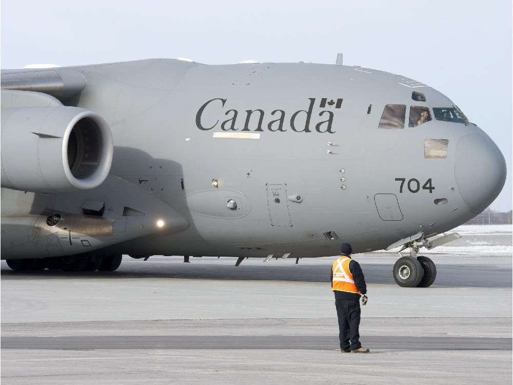 RCAF aircraft in Cyprus, ready to transport military equipment into ...