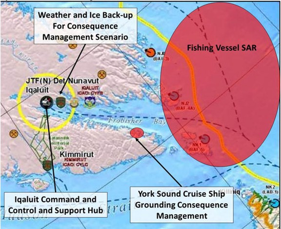 Operation NANOOK 14 scenario includes response to grounding of cruise ...