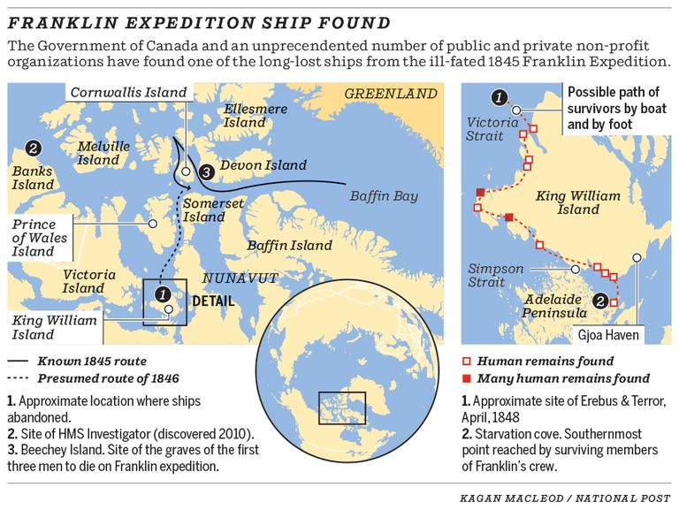 Franklin ship discovery solves 'one of Canada's great mysteries ...