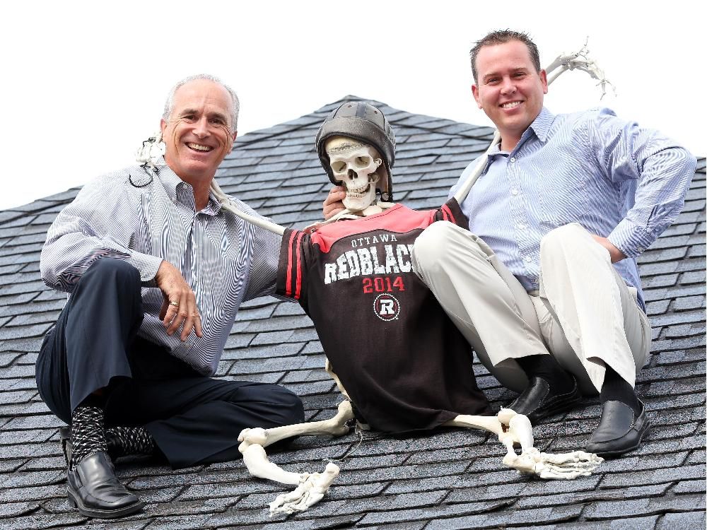 Rooftop skeleton at Carling Chiropractic & Sports Clinic a real hit ...