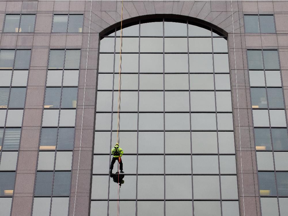 Photos: Rappelling from the Morguard Building for Easter Seals | Ottawa ...