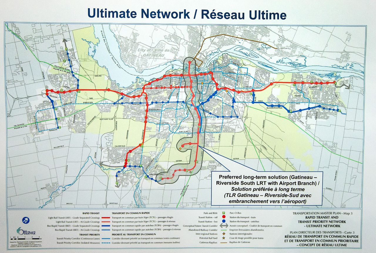 Changing trains likely for proposed O-Train airport link | Ottawa Citizen
