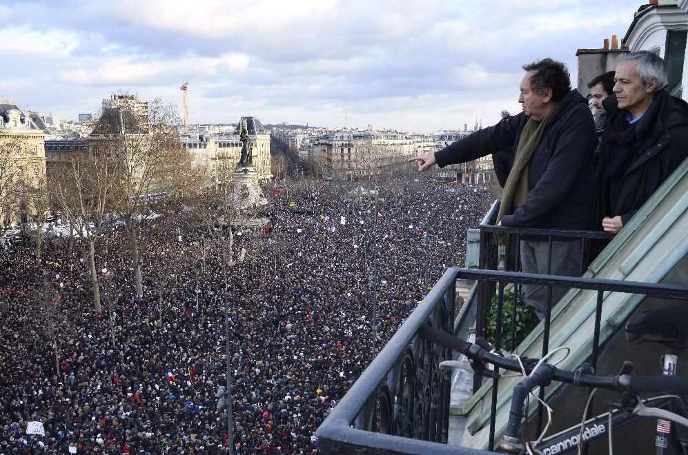 Photos: Million people join unity rally in Paris, around the world ...