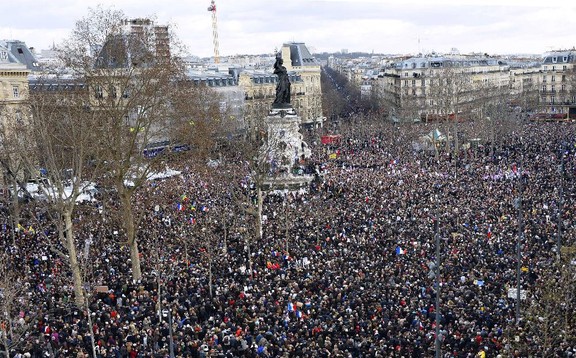 Photos: Million people join unity rally in Paris, around the world ...
