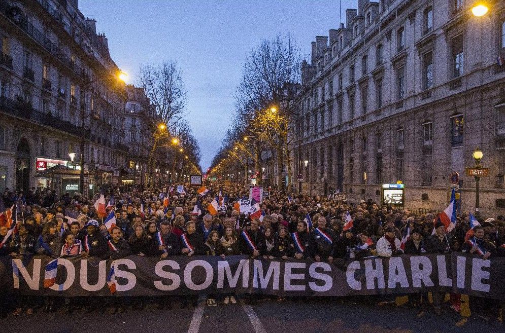 Photos: Million people join unity rally in Paris, around the world ...
