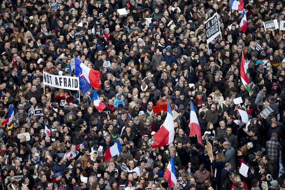 Photos: Million people join unity rally in Paris, around the world ...