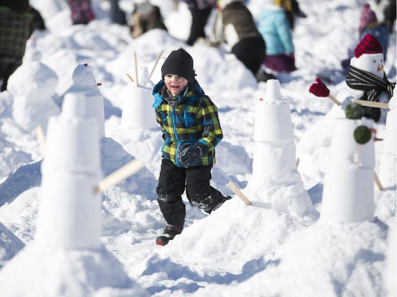 Lansdowne snowmen builders set new Guinness World record (with video ...