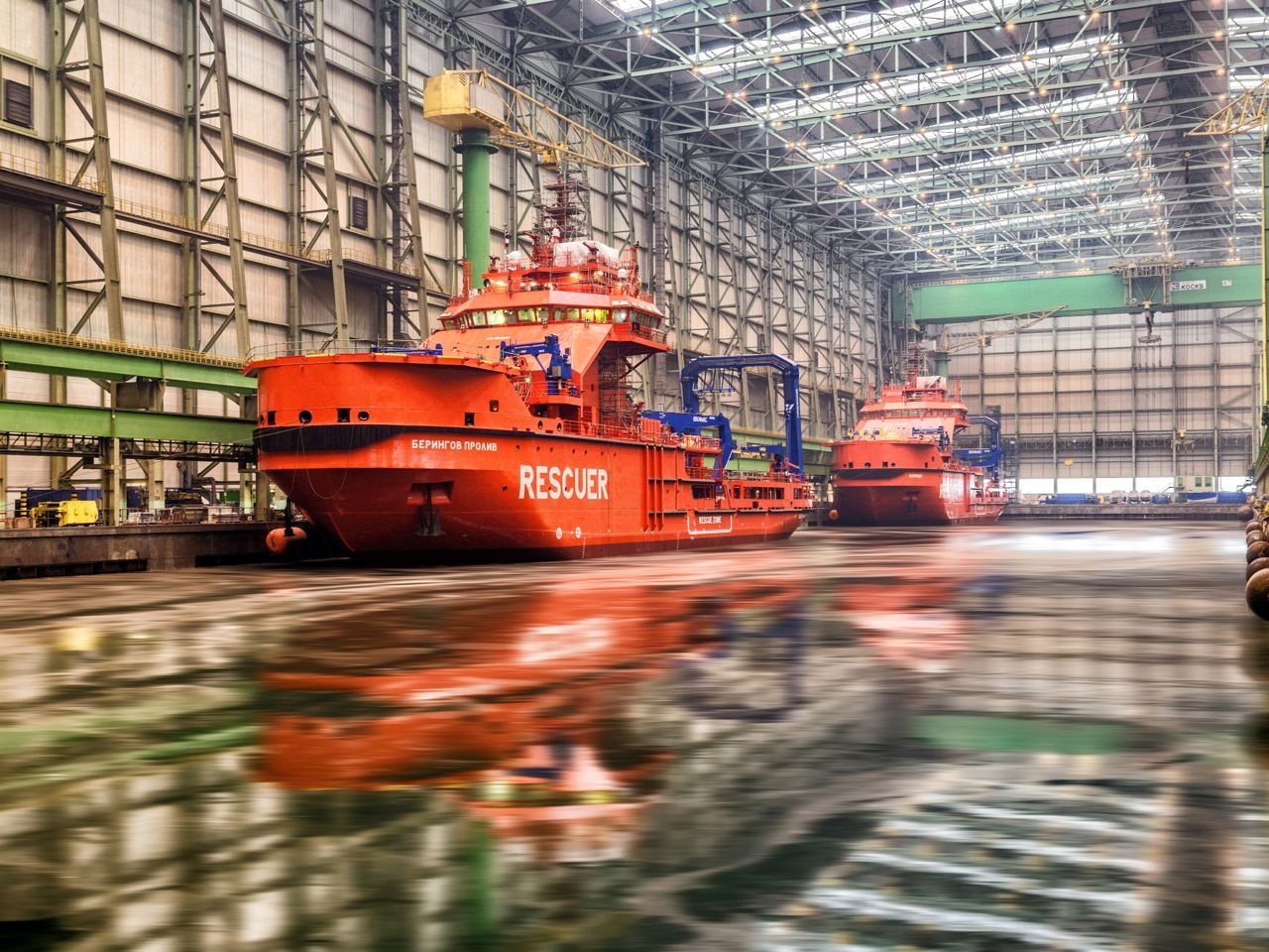 Two new icebreaking rescue ships ready for Russia a little over two ...