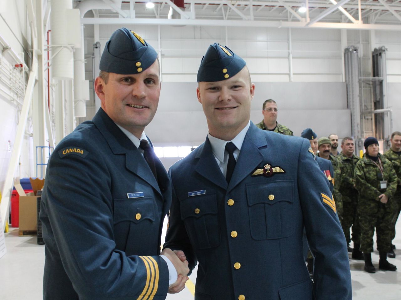 First “Made in Canada” flight engineer wings for RCAF CH-147F crew ...