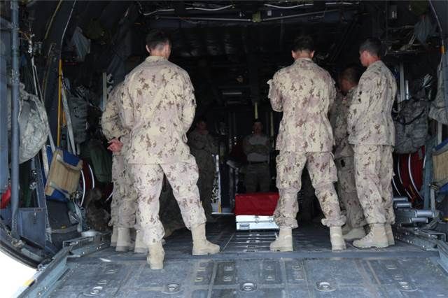 Photos from Iraq: Ramp ceremony for Canadian special forces Sgt. Andrew ...
