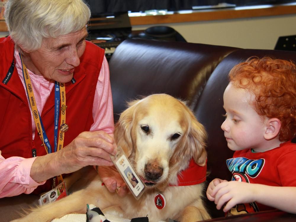 CHEO volunteer of the year brightens kids’ stay with pet therapy ...