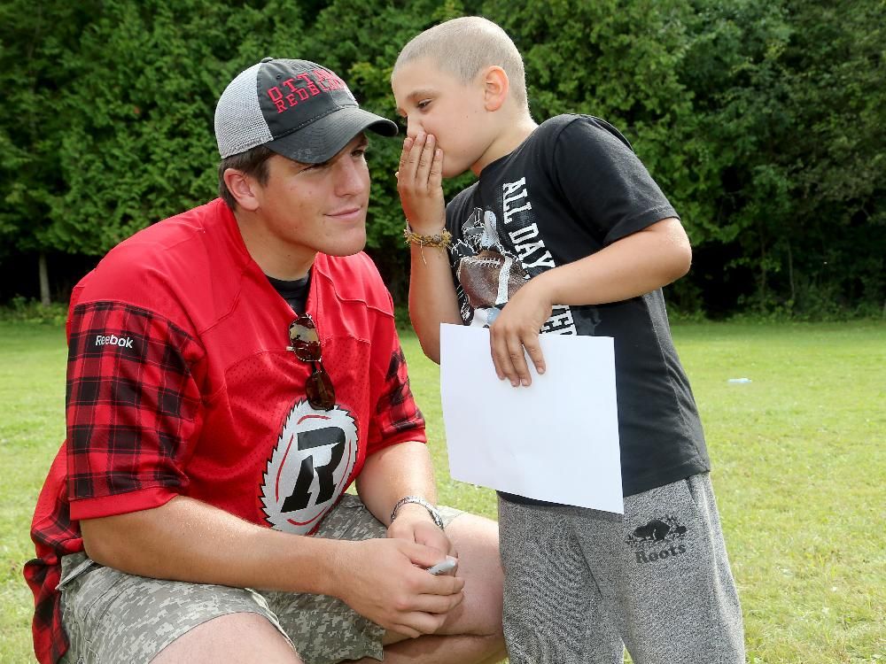 Photos & Video: Redblacks players visit Camp Quality | Ottawa Citizen