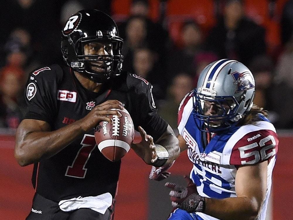 Henry Burris sets league completion mark as Redblacks blast Alouettes ...