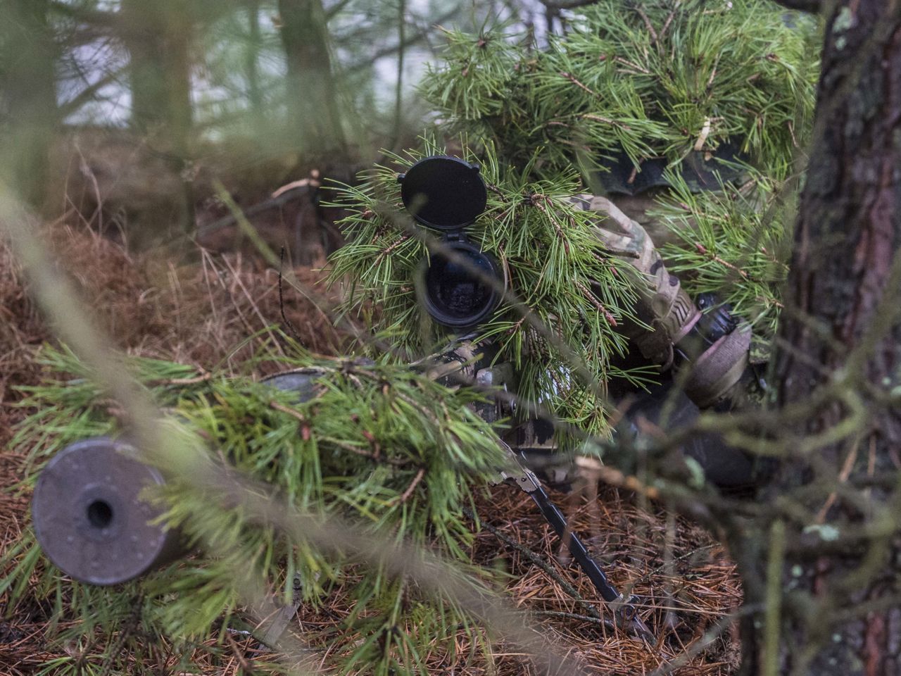 Photos: Canadian Forces sniper taking part in "Exercise Without Warning ...