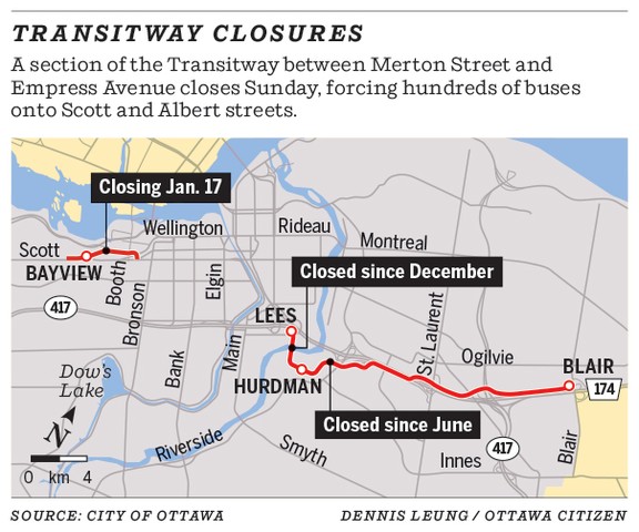 Transitway transformation continues with first west-end closure ...
