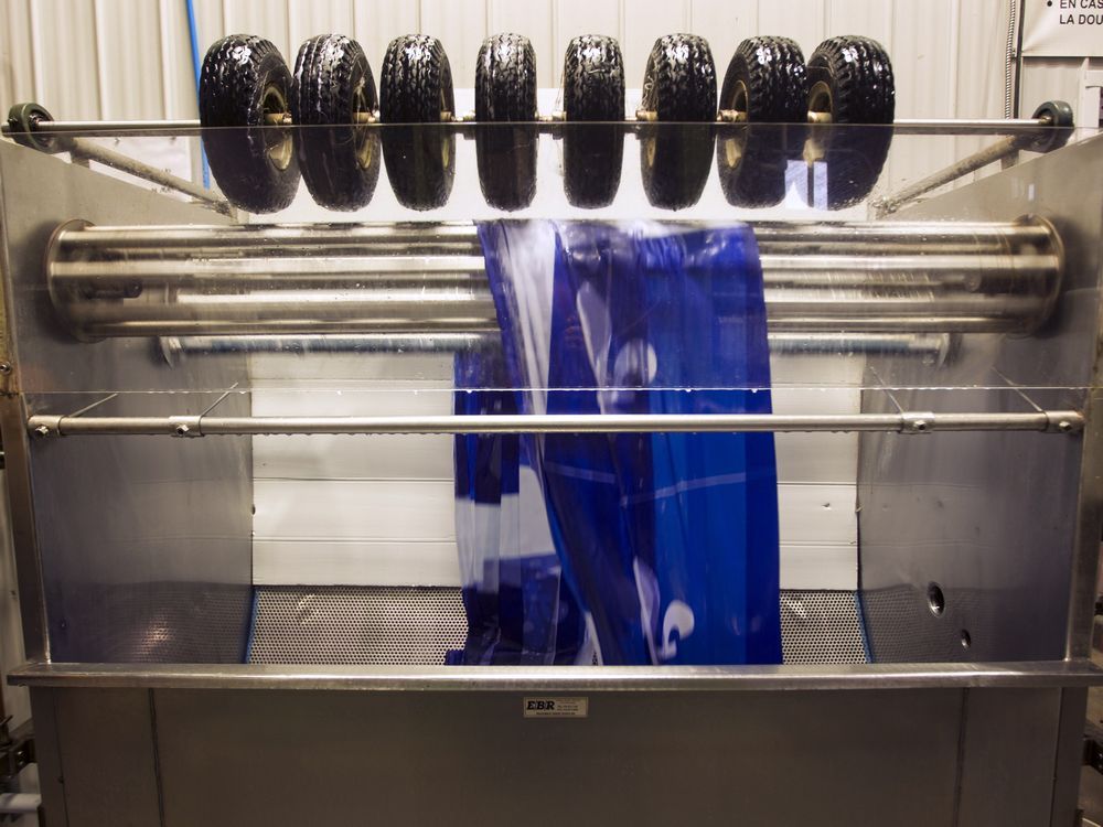 In photos: A step-by-step tour of the Canadian flag-making process ...