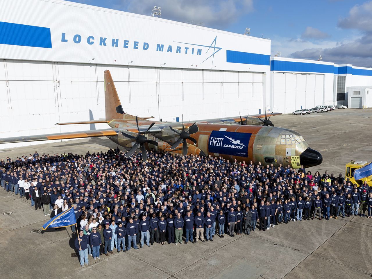 Lockheed Martin rolls out commercial version of C-130J aircraft ...