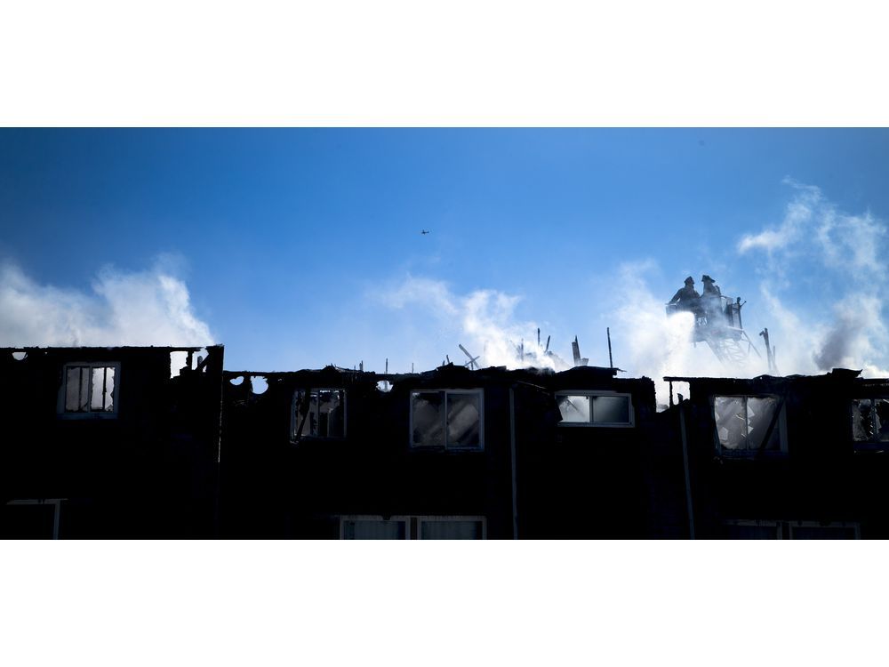 Four-alarm fire in Baseline-Merivale area displaces 70 tenants | Ottawa ...