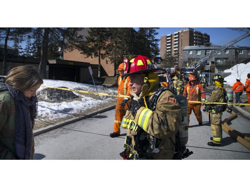 Four-alarm fire in Baseline-Merivale area displaces 70 tenants | Ottawa ...
