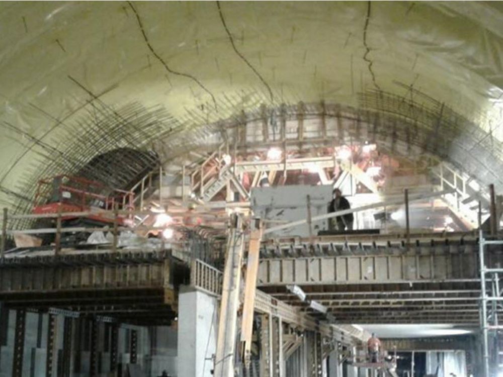 LRT tunnel worker taken to hospital after being hit by hose supplying ...