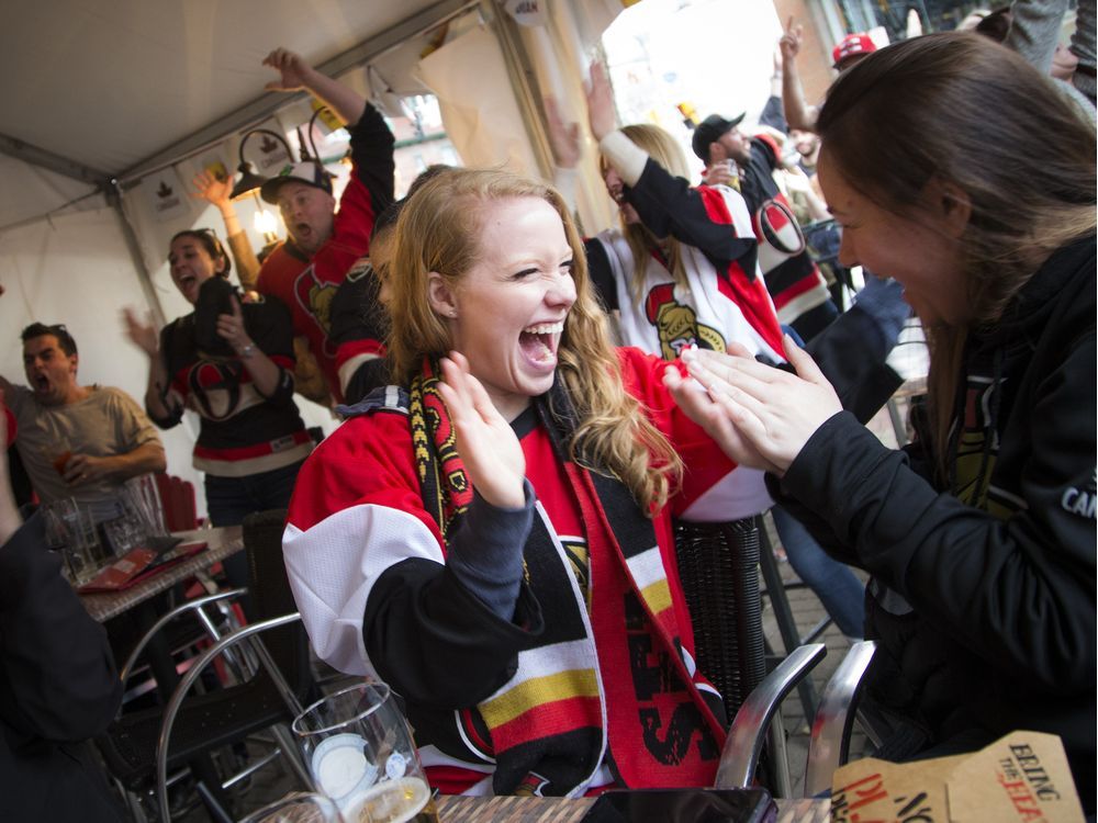 Here's how fans celebrated on Sens Mile | Ottawa Citizen