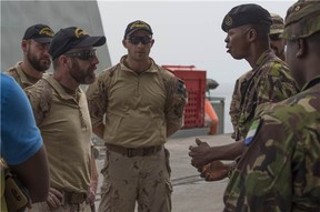 Royal Canadian Navy wraps up African exercise - boarding teams trained ...