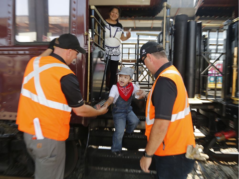 Wishes granted: Inuk boy reunited with grandparents, gets special train ...