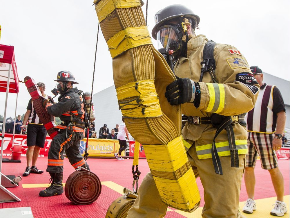 Firefighters test their skills, strength, stamina at the FireFit ...