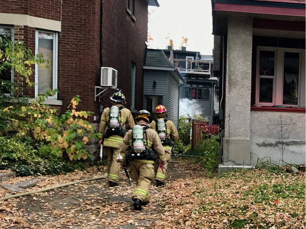 Firefighters tackle backyard shed fire in the Glebe | Ottawa Citizen
