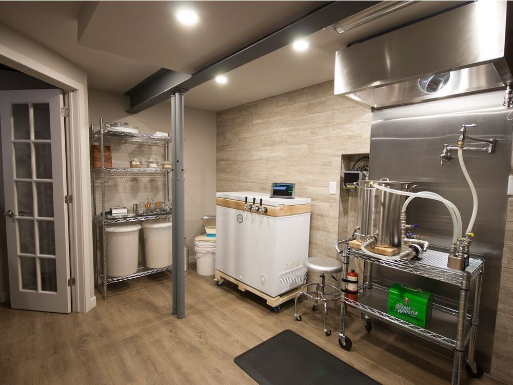 Renovation transformation: Cheers all around as unfinished basement ...