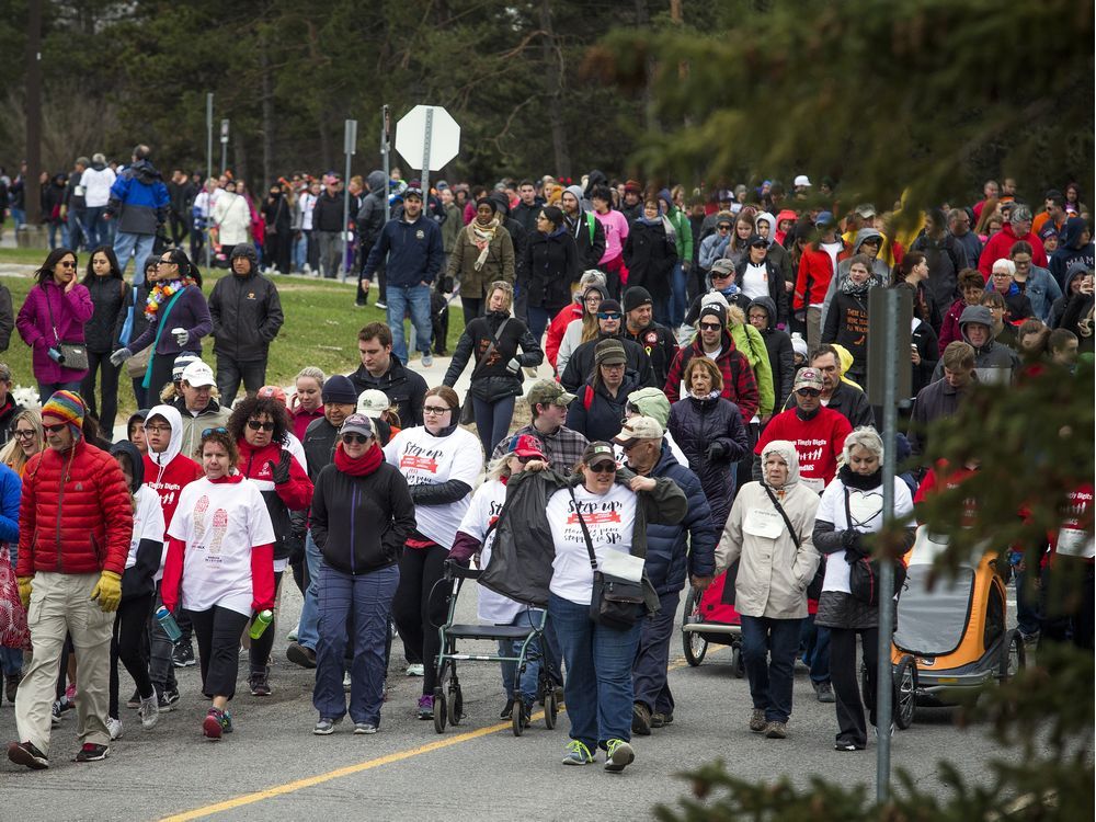 At hopeful time, hundreds brave chilly Sunday to walk for MS | Ottawa ...