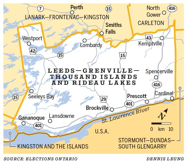 Ottawa-area ridings: Leeds-Grenville-Thousand Islands and Rideau Lakes ...