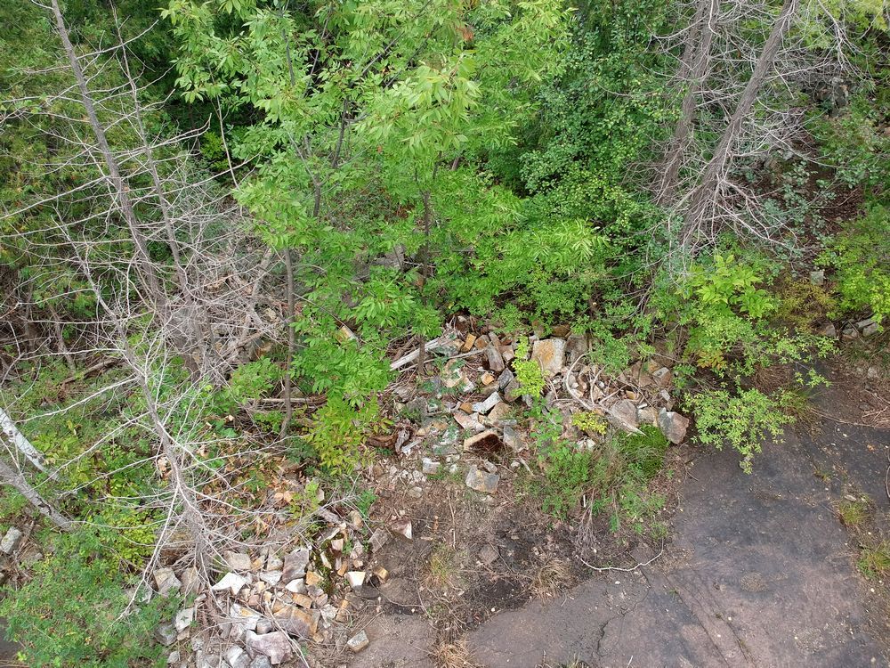 Q is for Quarry: Forgotten, overgrown quarry provided the building ...