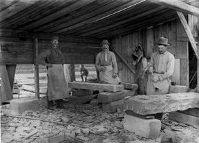 Q is for Quarry: Forgotten, overgrown quarry provided the building ...