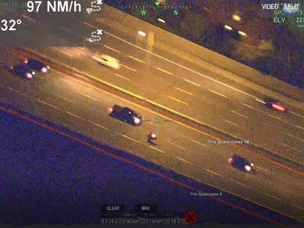 Biker doing wheelie among speeders caught by OPP air surveillance ...