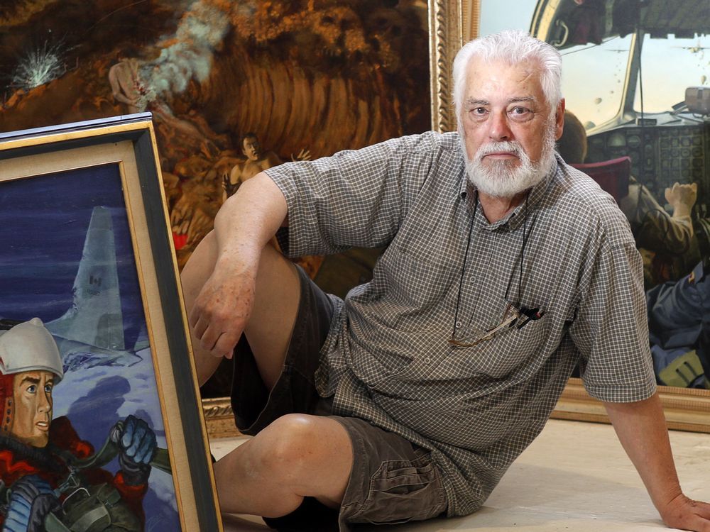 Army sniper and fine artist, Ted Zuber painted the Korean and Gulf wars ...