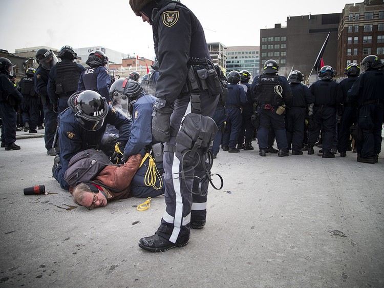 Photos: Protesters clash on Parliament Hill | Ottawa Citizen