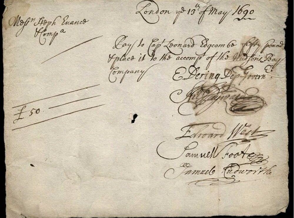 An illustrated presentation of the history of cheques in Canada ...