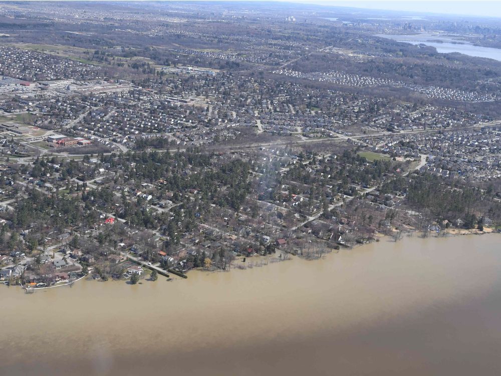 Photos: Aerial view of the flooding in the National Capital Region ...